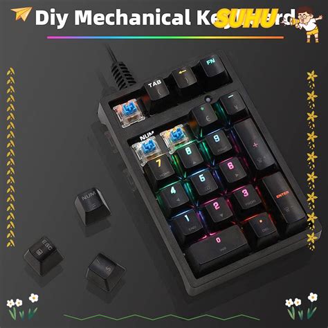 Suhu Numeric Keypad Multi Functional Backlight 21 Keys Numpad Shopee Malaysia
