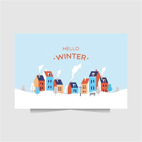 Winter Background Vector Illustration 27792235 Vector Art At Vecteezy