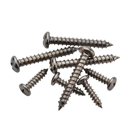 Stanley Hardware S822 084 Pan Head Mounting Screws Chrome 8 Count Sourcetoolshop Com