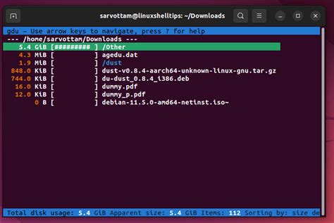 8 Best Du Disk Usage Command Alternatives For Linux