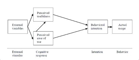 Tam Model Adapted From Davis And Venkatesh 1996 P 20 Download Scientific Diagram