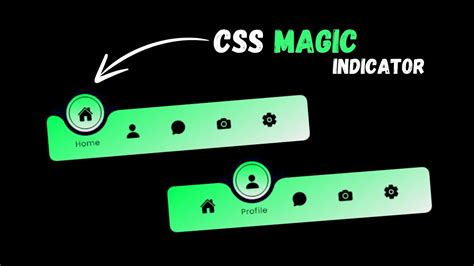 Magic Navigation Menu Indicator Using Html Css And Javascript Curve