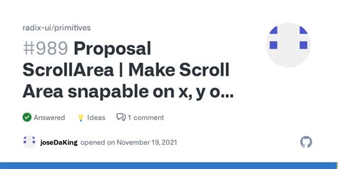Proposal Scrollarea Make Scroll Area Snapable On X Y Or Both X And Y