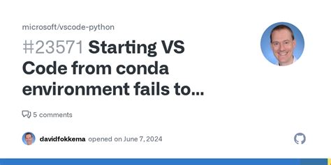 Starting Vs Code From Conda Environment Fails To Activate That Environment · Issue 23571