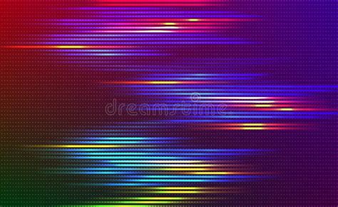 Big Data Flow Vector Complex Visualisation Stock Vector Illustration