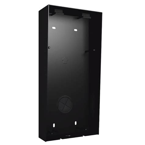 S7165 BLACK SE Surface Box With Integrated Rain Shield Golmar