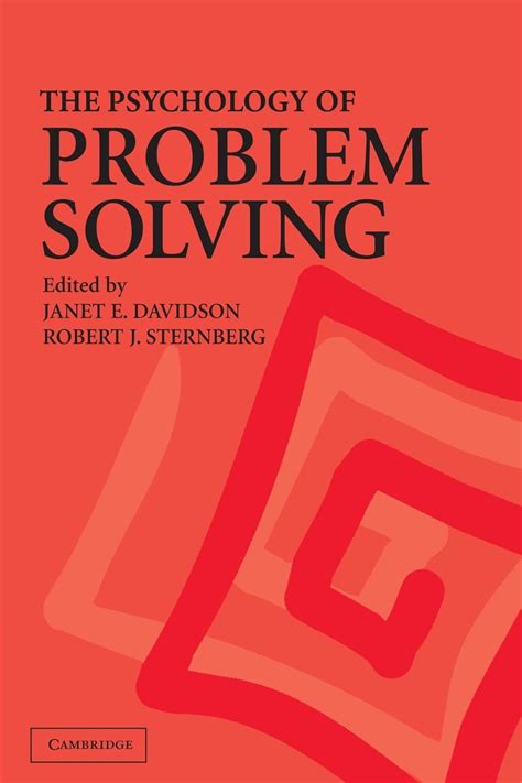 The Psychology Of Problem Solving 9780521797412 Medicine And Health