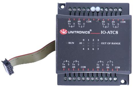 Unitronics Io Atc8 Analog And Temperature Measurement Module Premier