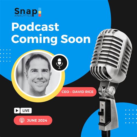 Snap Analytics On Linkedin Podcastlaunch Datainnovation
