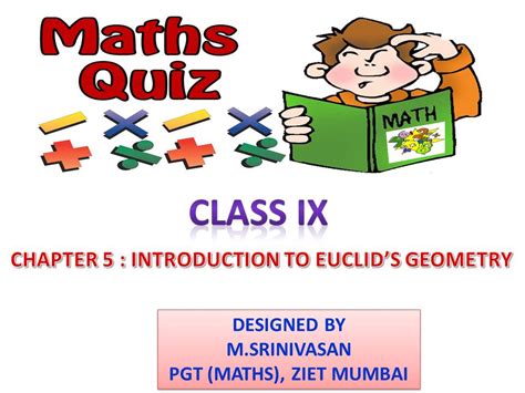 INTRODUCTION TO EUCLID S GEOMETRY Th Grade Quiz Quizizz