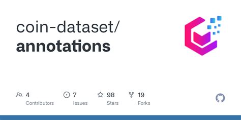 Github Coin Dataset Annotations