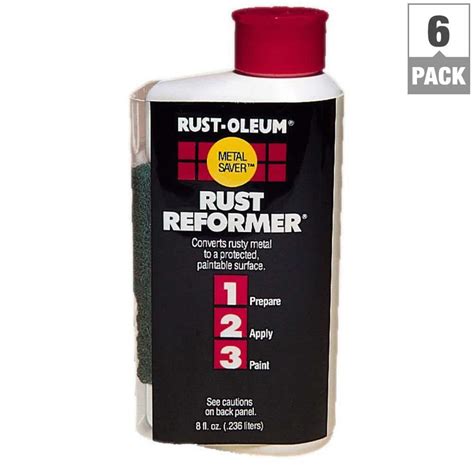 Rust Oleum Stops Rust 8 Oz Rust Reformer Spray Paint 6 Pack 7830730