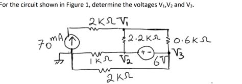 Solved For The Circuit Shown In Figure Determine The Chegg