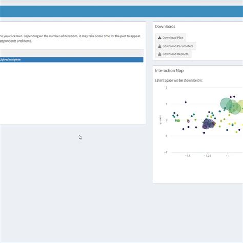 Screenshot Of The Shiny Application After A Dataset Has Been Processed Download Scientific