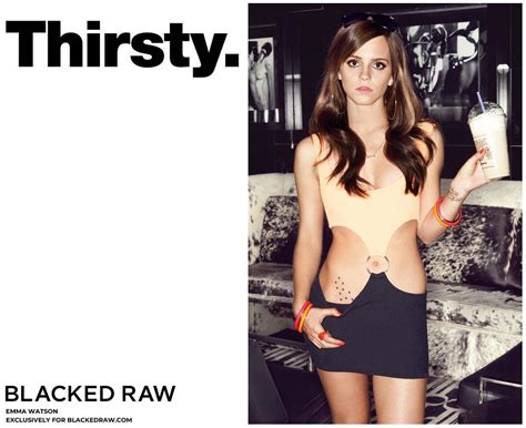 Emma Watson For Blacked Raw Scrolller