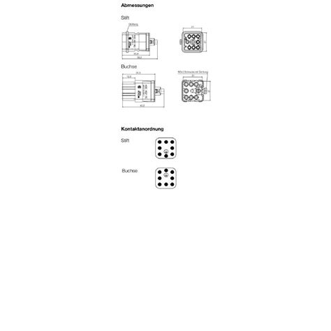 Contact Insert Industry Plug In Connectors HDC HQ FC