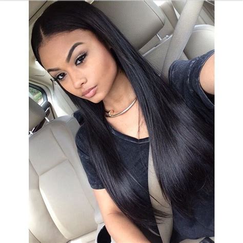 Long Straight Black Hair Tumblr