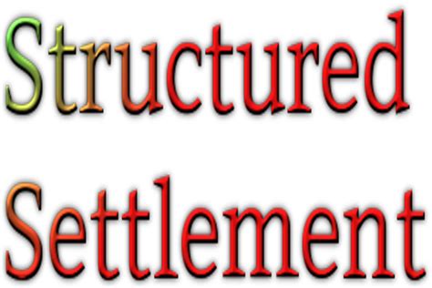 Structured Settlements Definition