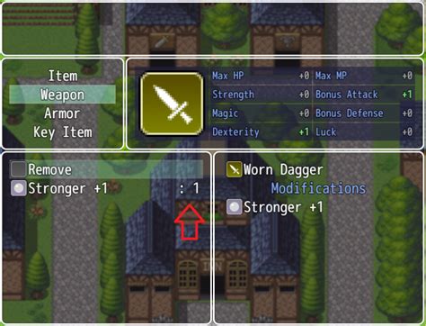 mv yanfly item core and augment attachment display questions rpg