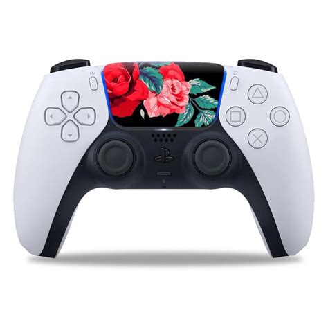 Ps5 Controller Touchpad Skin Floral Design Vinyl Decal Protective