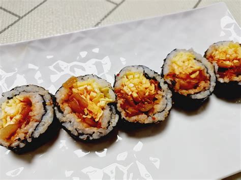 볶음김치김밥 만드는법 김치김밥 레시피 집김밥 만들기