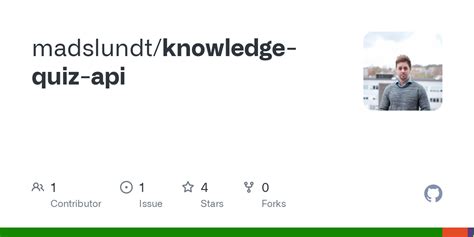 GitHub Madslundt Knowledge Quiz Api
