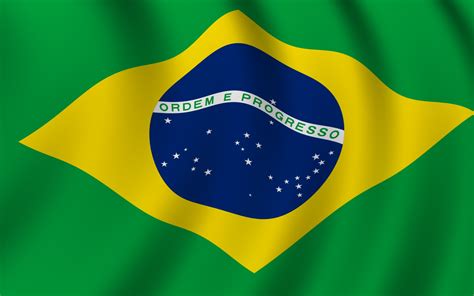Brazilian Pride Hd Wallpaper Of Brazils Vibrant Flag