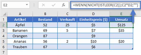 Istleerwenn Leer Formel Zelle Oder Ganzer Bereich Excel And Gs