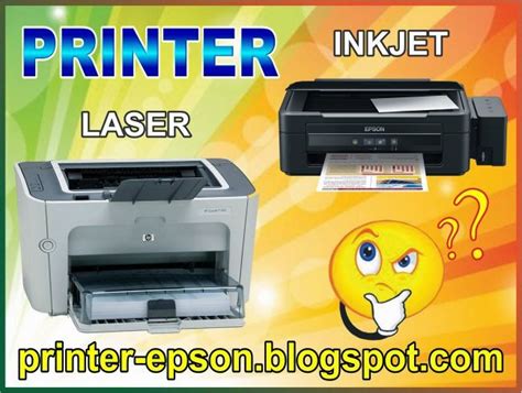 Perbedaan Printer Inkjet Dan Printer Laser