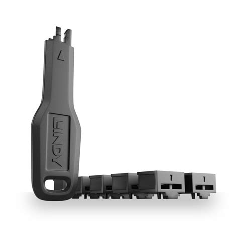 Rj45 Port Blocker Kit Black 1x Key 10x Locks Accessories From