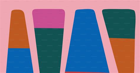 세 가지 다른 색상의 원뿔이 있는 분홍색 배경 벡터 Unsplash의 그림 이미지