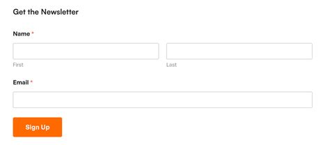 Single Column Forms Examples And Inspiration
