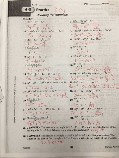 Mastering Geometry Unveiling The Answers To Practice Questions