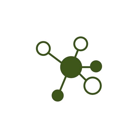 Premium Vector Molecule Icon Vector Design Templates