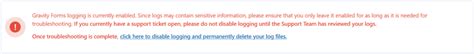 Logging And Debugging Gravity Forms Documentation