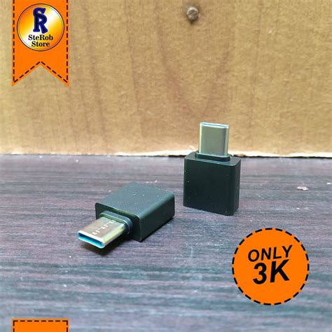 Jual OTG Type C Adapter Type C To USB Female Shopee Indonesia