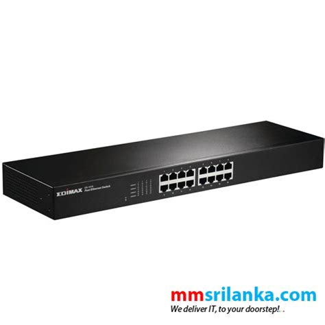 Edimax 16 Port Fast Ethernet Rack Mount Switch ES 1016