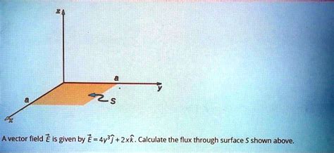 solved a vector field z is given by e 4v 2xk calculate the flux