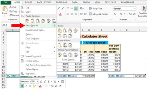 Copying Pasting Cell Content Along With Formatting And Without Formatting