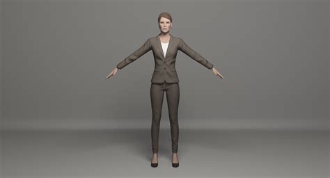 3d Model Female Character