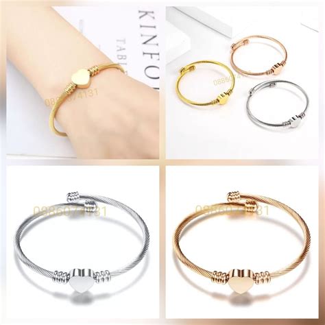 Елегантна дамска гривна тип Пандора Сърце Love гр Бургас Меден рудник