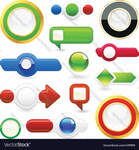 Web Elements Royalty Free Vector Image VectorStock