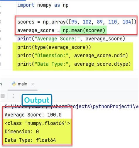 Dimensional Array In Python NumPy