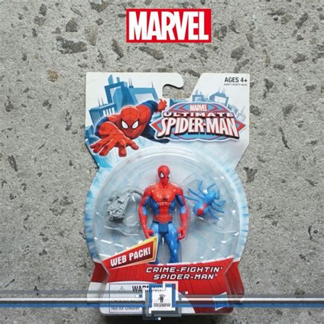 Jual Marvel Ultimate Spider Man Crime Fightin Spiderman Figure Web Pack