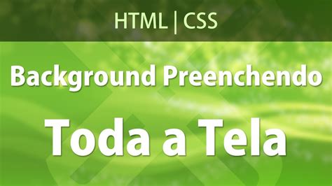 Screencast Background Css Preenchendo Toda A Tela Youtube