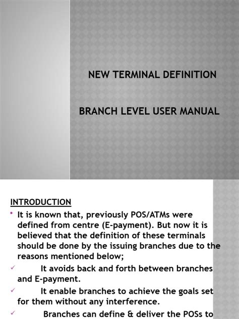 6 Terminal Definition Pdf Point Of Sale Automated Teller Machine