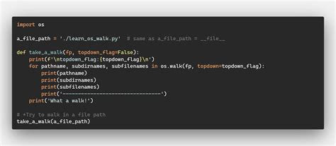 Python Os Walk A Simple Illustrated Guide Be On The Right Side Of Change