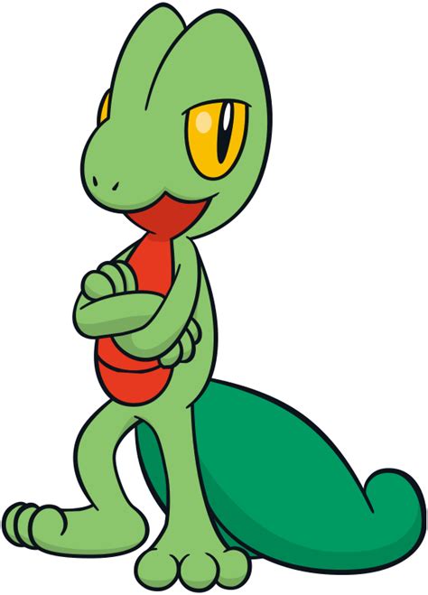 Treecko official artwork gallery Pokémon Database