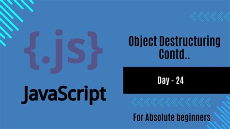 Object Destructuring Javascript Youtube