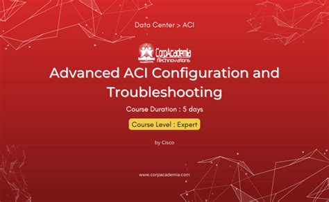 Advanced ACI Configuration And Troubleshooting CorpAcademia ITechnovations